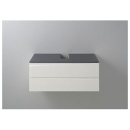 ByLiving Waschbeckenunterschrank »Shape«, mit Hochglanzfront