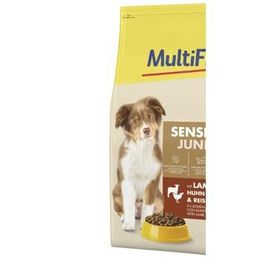 MultiFit Trockenfutter Hund, Junior, Sensitive, mit Lamm, Huhn & Reis 12 kg