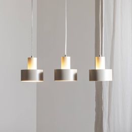 Sigma Hängeleuchte Rif 3, taupe, 3-flammig, linear, Stahl