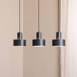Sigma Hängeleuchte Rif 3, anthrazit, 3-flammig, linear, Stahl