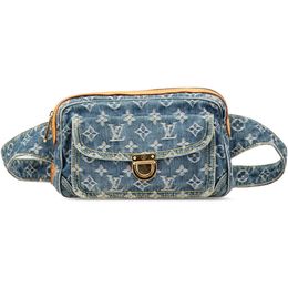 Louis Vuitton Bauchtaschen - Monogram Denim Bum Bag - Gr. ONE SIZE - in Blau - f&uuml;r Damen
