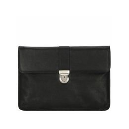 d&n D&N Easy Business - Schreibmappe 27 cm Leder (schwarz) in schwarz | Gr.: onesize