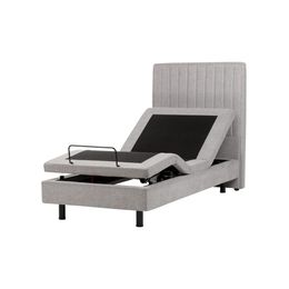 Beliani Einzelbett DUKE II in Grau - (W) 90 x (H) 120 x (L) 216 cm | Gr.: onesize