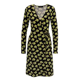 Aniston CASUAL Kleid Damen Größe 42 gelb / limette / schwarz Winterkleid