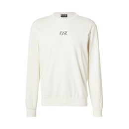 EA7 Emporio Armani Sweatshirt Herren Gr&ouml;&szlig;e XS creme / schwarz