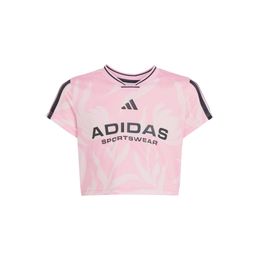 adidas Sportswear Sportshirt 'HOT' M&auml;dchen Gr&ouml;&szlig;e 128 rosa / schwarz / wei&szlig;