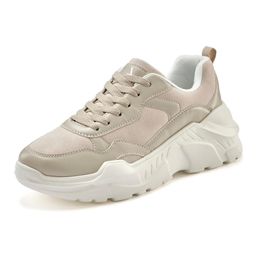 Lascana Sneaker Damen Gr&ouml;&szlig;e 41 nude / dunkelbeige