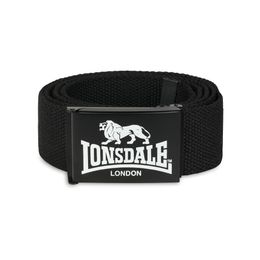 Lonsdale G&uuml;rtel Herren Gr&ouml;&szlig;e 75/95 schwarz / wei&szlig;