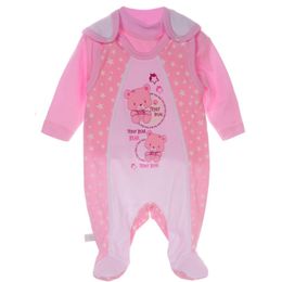 La Bortini Strampler/Body Mädchen Größe 50 rosa