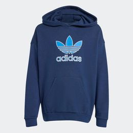 adidas originals Sweatshirt 'TREFOIL' Jungen Größe 134 blau / navy