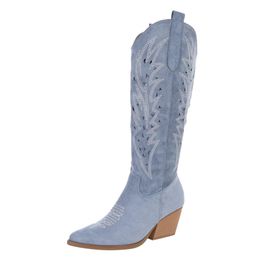 Ital-Design Cowboy Boots female Blue size 40