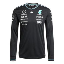 adidas Performance Performance Shirt 'MERCEDES - AMG PETRONAS FORMULA ONE TEAM DRIVER JERSEY AUTHENTIC LONG' male Black size XS