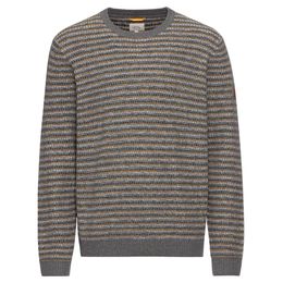 Camel Active Sweater 'Mouline' male Grey size 5XL