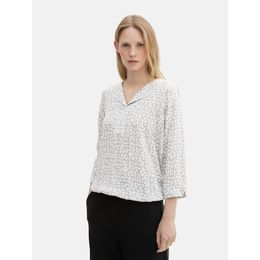 Tom Tailor Bluse Damen Größe XXS/XS grau / weiß