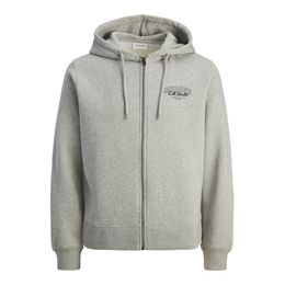 Jack & Jones JACK & JONES Sweatjacke 'JJMAKOTO' Herren Größe XL graumeliert