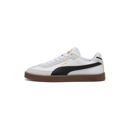 Puma Sneaker 'Club II Era' Jungen Größe 3.5 kitt / gold / schwarz / weiß
