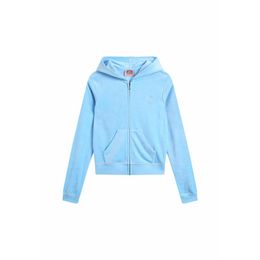 Juicy Couture Zip-Up Hoodie 'Robyn' female Blue size XL