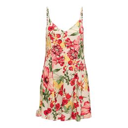 Only Kleid 'ONLRilla' Damen Größe 40 hellgelb / dunkelgrün / pink / weiß Winterkleid