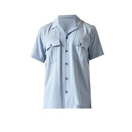 Antioch Button Up Shirt male Blue size XL