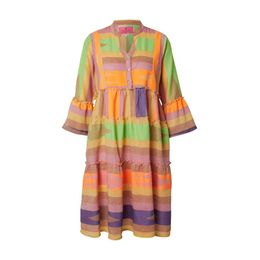 LIEBLINGSSTÜCK LIEBLINGSSTÜCK Kleid 'Luluci' Damen Größe 36 hellbraun / gelb / flieder / rosa Winterkleid
