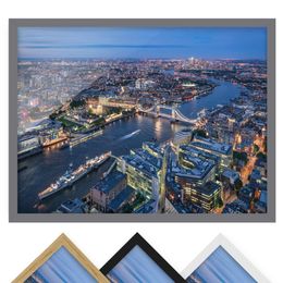 Bilderwelten Bild mit Rahmen Nachts in London