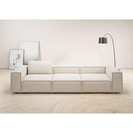 Places of Style 3, 5-Sitzer »Watertown, modernes Big-Sofa XXL, 336 cm Breite, auch in Feincord« Riesiges Designersofa mit viel Platz & weichen...