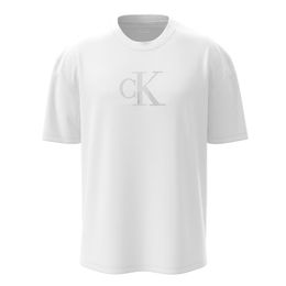 Calvin Klein Jeans T-Shirt »SS CNTR MNGRM E CLSS« Mit Rundhalsausschnitt Brilliant White S S Kurzarmshirt von Calvin Klein Jeans Menswear