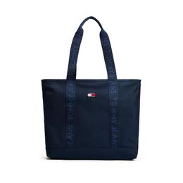 Tommy Jeans Tragetasche »TJW DAILY TOTE«, Damen Umhängetasche, Schultertasche mit logobedrucktem Trageriemen navy
