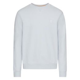 BOSS Orange Sweatshirt &raquo;Westart&laquo;, mit BOSS Logopatch Light/Pastel Grey053 XL XL Sweater von BOSS Orange Menswear