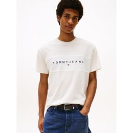 Tommy Jeans Herren T-Shirt &raquo;TJM REG CBLK LINEAR LOGO TEE&laquo; XL