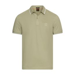 BOSS Orange Poloshirt &raquo;Passertip&laquo; mit BOSS Logo-Badge Open Green370 XL XL Klassisches Poloshirt von BOSS Orange Menswear