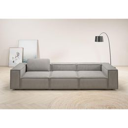 Places of Style 3, 5-Sitzer »Watertown, modernes Big-Sofa XXL, 336 cm Breite, auch in Feincord« Riesiges Designersofa mit viel Platz & weichen...