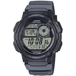 CASIO TIMELESS COLLECTION Chronograph »AE-1000W-1AVEF« Quarzuhr, Armbanduhr, Herrenuhr, analog, automatischer Kalender anthrazit Sportiver Chronograph