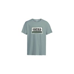 Jack & Jones JACK & JONES JUNIOR T-Shirt &raquo;JCOLOGAN SS24/25 TEE SS CREW NECK SS JNR&laquo; Aqua Gray 128 128 T-Shirt von Jack & Jones Junior