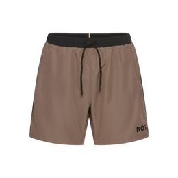 BOSS Badeshorts »Starfish« mit Kontraststreifen Medium Brown 210 S (48) - N-Gr N-Gr S (48) Badeshorts von BOSS Black Menswear