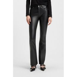 HUGO BLUE Bootcuthose &raquo;Hableu&laquo; Mid Rise, aus Kunstleder Black 001 38 - N-Gr N-Gr 38 Hose von HUGO Blue Womenswear