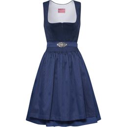 Kr&uuml;ger Kr&uuml;ger Midi-Dirndl Alisha Blau (Gr&ouml;&szlig;e: 36)