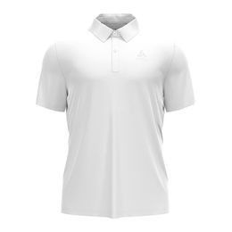 Odlo Funktionspoloshirt "Cardada" in Wei&szlig; - 47% | Gr&ouml;&szlig;e M | Herren-sportshirts