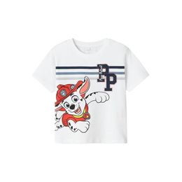 name it T-Shirt 'NMMMark PawPatrol' Jungen Größe 116 navy / cranberry / schwarz / weiß