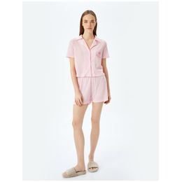 KOTON 2tlg. Outfit: Schlafanzug in Rosa | Gr.: L