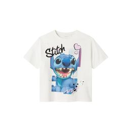 name it T-Shirt 'NKFDIRI STITCH' Mädchen Größe 122/128 mischfarben / weiß