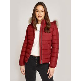 Tommy Jeans Winter Jacket female Red size 4XL