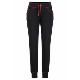 Bench Hose Damen Gr&ouml;&szlig;e 52/54 cranberry / schwarz