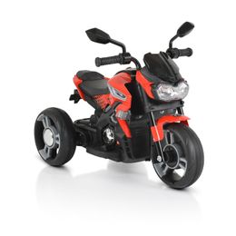 Moni Kinder Elektromotorrad Colombo Scheinwerfer, zwei Motoren, MP3, bis 7 km/h rot