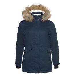 Polarino Funktionsparka Damen Gr&ouml;&szlig;e 4XL blaumeliert Winterjacke