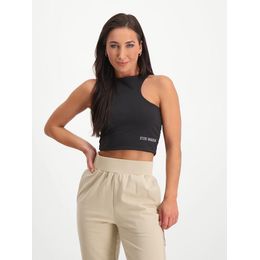 Steve Madden Trainingstop "Iamara" in Schwarz - 78% | Größe XL | Damen-outdoor-tops-shirts