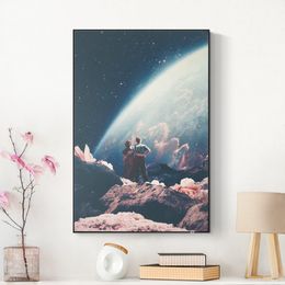 Akustik-Wechselbild Galaxie Ausblick genie&szlig;en