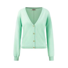 Fynch-Hatton Cardigan in Gr&uuml;n - 72% | Gr&ouml;&szlig;e M | Damen-pullover-cardigans