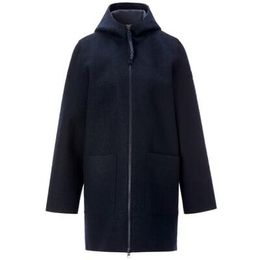 LangerChen Damen-Wollparka L Navy