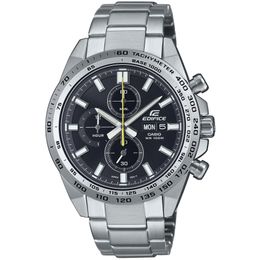 CASIO EDIFICE Herren Chronograph "EFR-574D-1AVUEF", silber, Armbanduhren, Quarzuhr, Armbanduhr,Herrenuhr bis 10bar wasserdicht, Edelstahlarmband